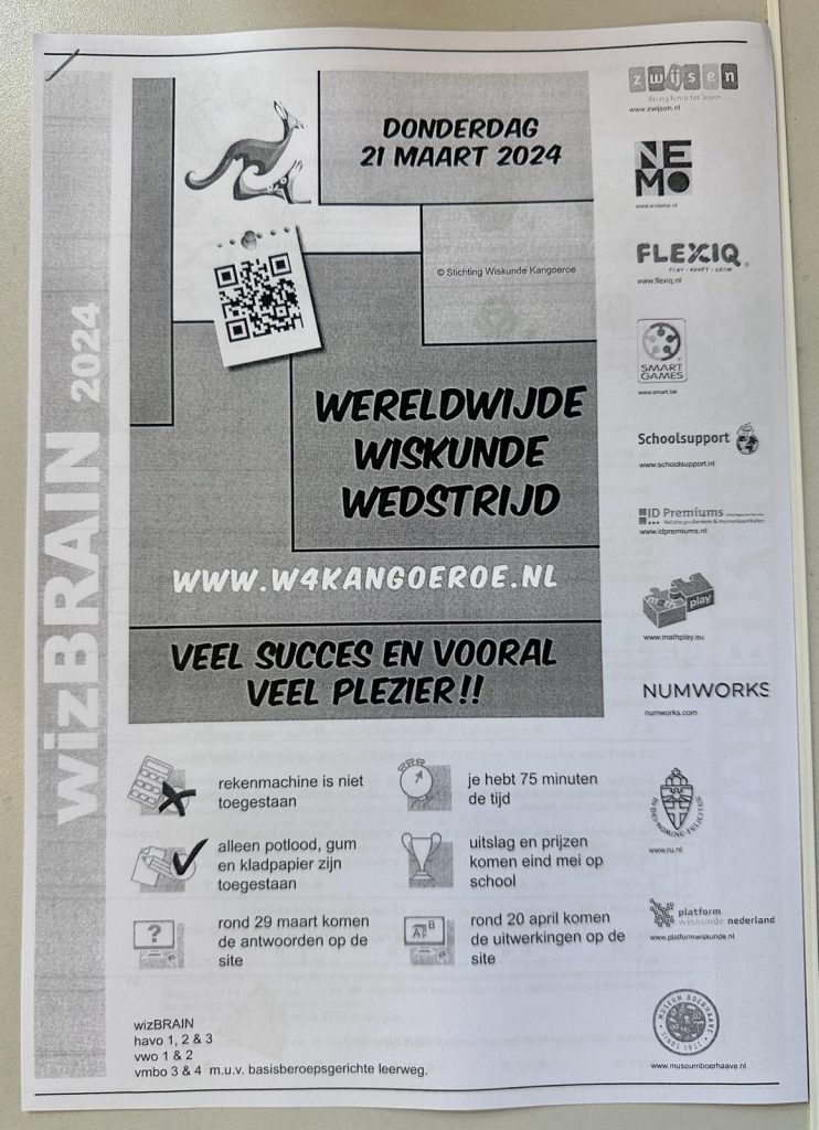 Le Kangourou des Mathématiques/ the Kangaroo Mathematics competition ...