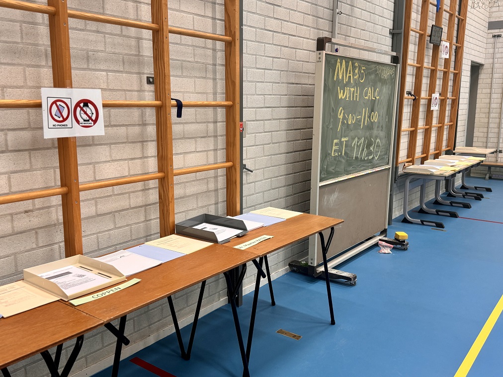 Good luck to all our S7 pupils in the Pre-Baccalaureate examination ...